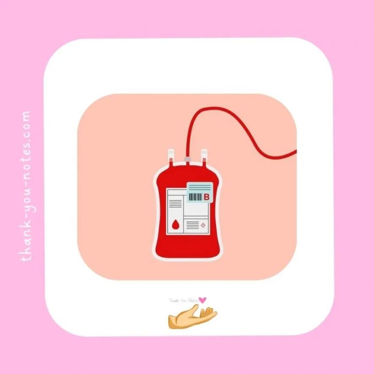 50+ Best Thank You Messages For Blood Donation - The Thank You Notes Blog